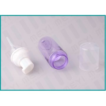 Quality 50 ML Purple Translucent PET Foam Soap Pump Bottle For Shaving Cream for sale