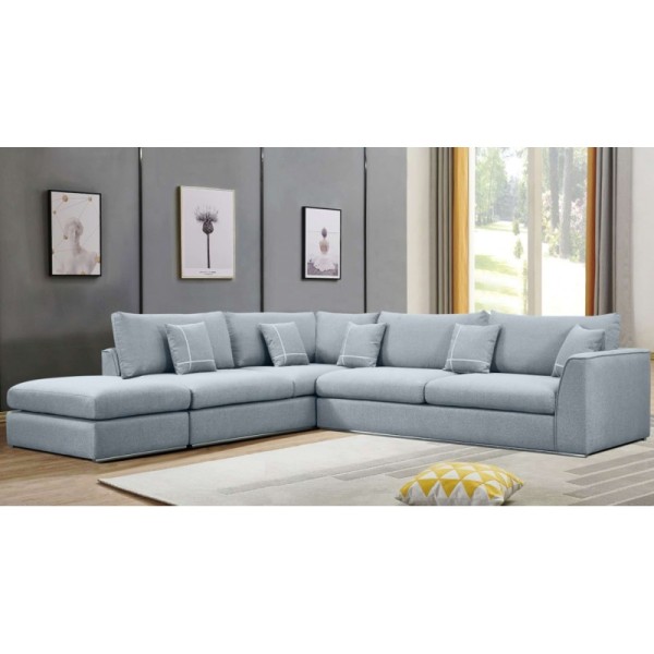 Quality Convertible Folding Luxury Corner Sofa Practical Adjustable Height for sale