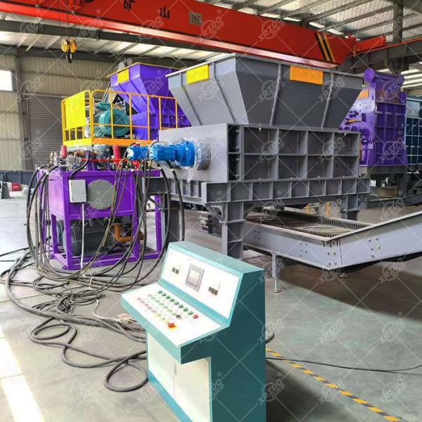 Quality New Hydraulic Motor Steel Industrial Scrap Metal Shredder Crusher Machine Mixed Metal Recycling Shredder for sale