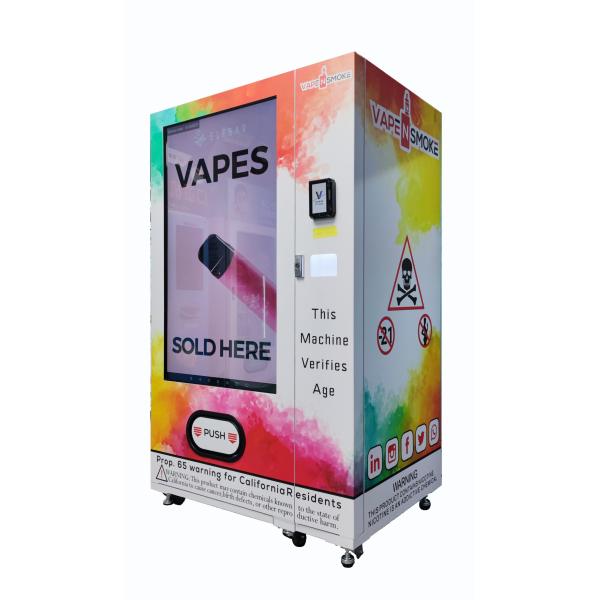 Quality 55 Inch Touch Screen Advertising Vending Machine And Card Readers for sale