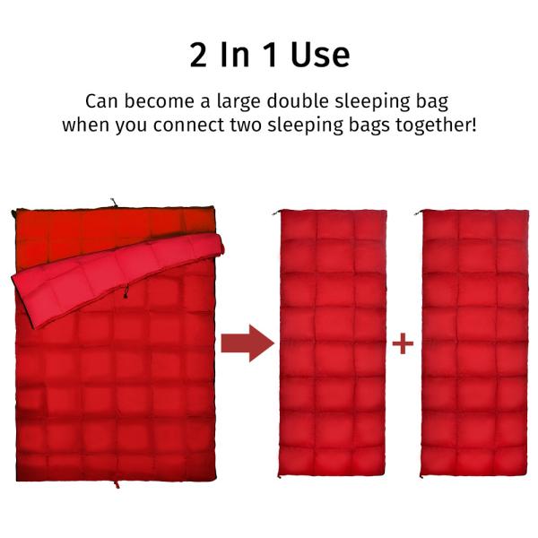 Quality ISO9001 Down Filling 800g Polyester Sleeping Bag for sale