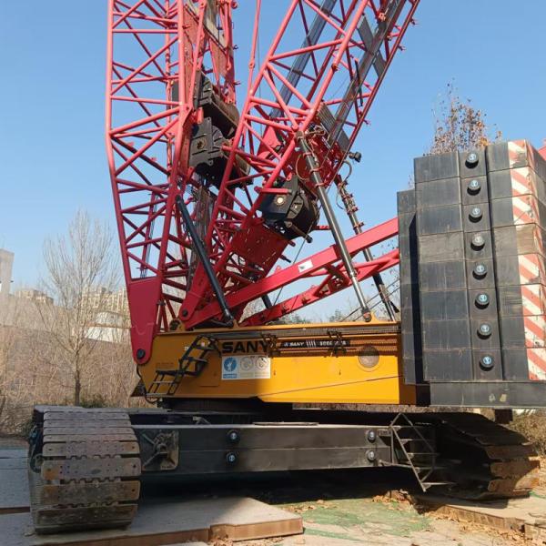 Quality Main boom length 36m~84m Used 400T Crawler Crane HDB Load Table In Normal for sale