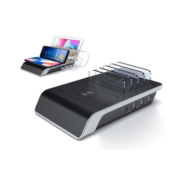 Quality 10W ABS Multi Phone QI Wireless Charging Station for sale