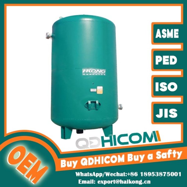 Quality Pressure Buffer Vertical Air Receiver Tank Galvanized Storage Pressure Vessels for sale