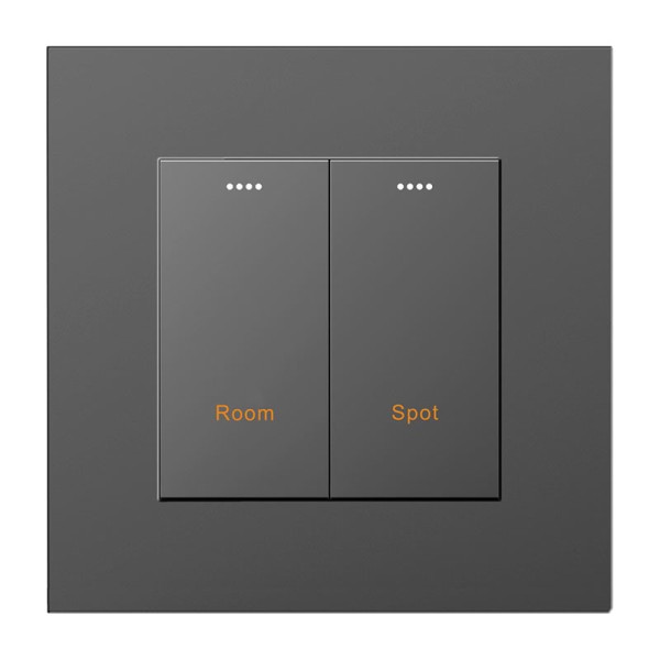 Quality RS485 Modbus Wall Switch Room Control Unit Variety Color / Material Panel for sale