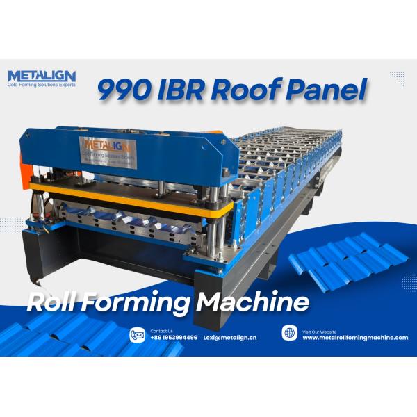Quality Chain Driven Roofing Roll Forming Machine with 18 Forming Stations and 5.5Kw Motor Power for sale