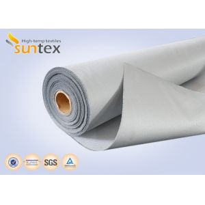 Quality Heat Insulating Fire Protective Fiberglass Cloth, 460g/m² PU Coated for sale