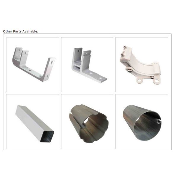 Quality Aluminium Retractable Awning Accessories Square Plug Awning Window Components for sale