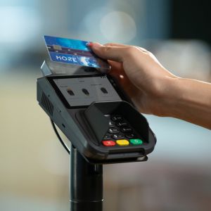 Quality Financial Smart Pin Pad Pos Terminal 2D Scanner Portable For Retail Stores for sale