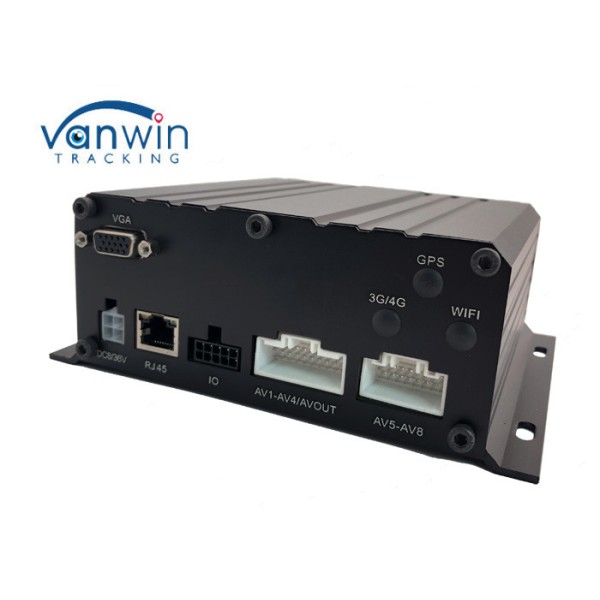 Quality 8V-36V 4G GPS WIFI 8 Channel Mobile DVR 1080P Full HD Car Cameras For City Bus for sale
