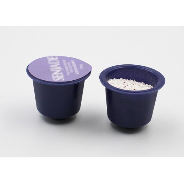 Quality Mini Coffee Pod Capsules For Nespresso Milk Flavored Powder / Drink Powder Packing Capsules With Sealing Film for sale