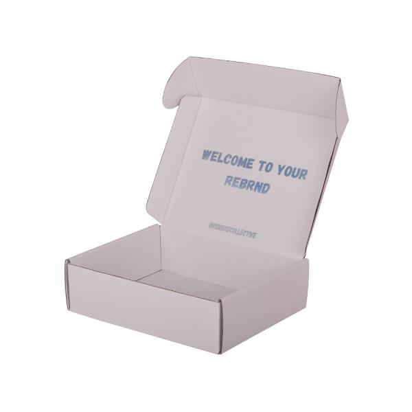 Quality Custom Logo White Packaging Paper Box Hot Stamping 250gsm 300gsm for sale
