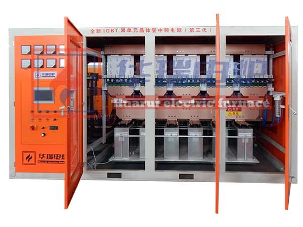Quality China transistor medium frequency steel melting furnace with energy saving for sale