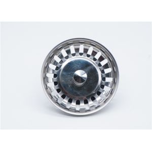 Quality Spanish Standard Sink Strainer Set Stainless Steel 201 79 Mm OD 0.4 - 0.6 Mm for sale