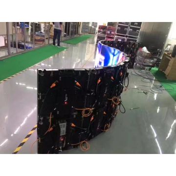 Quality P3mm Flexible Curved LED Display IP65 Waterproof 3840Hz High Refresh Rate for sale