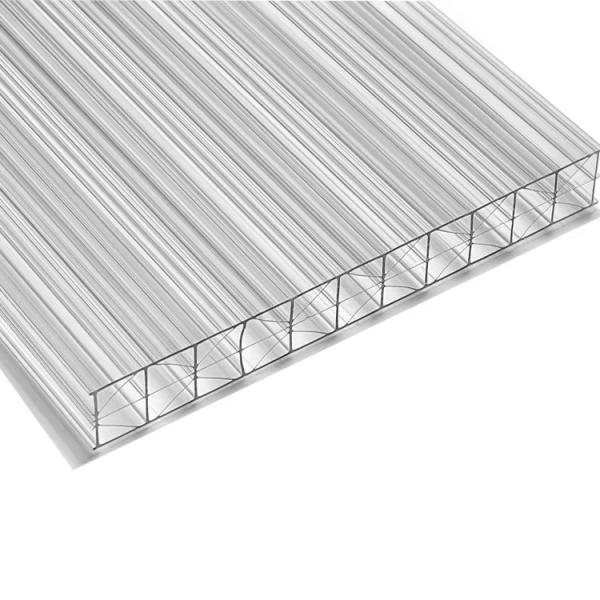 Quality Flame Retardant Polycarbonate Sheet Multiwall 30mm X Structure For Wall Panel for sale
