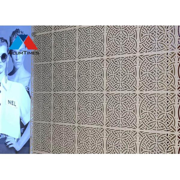 Quality Architectural Custom Perforated Aluminum Sheet Fireproof Contemporary Style for sale