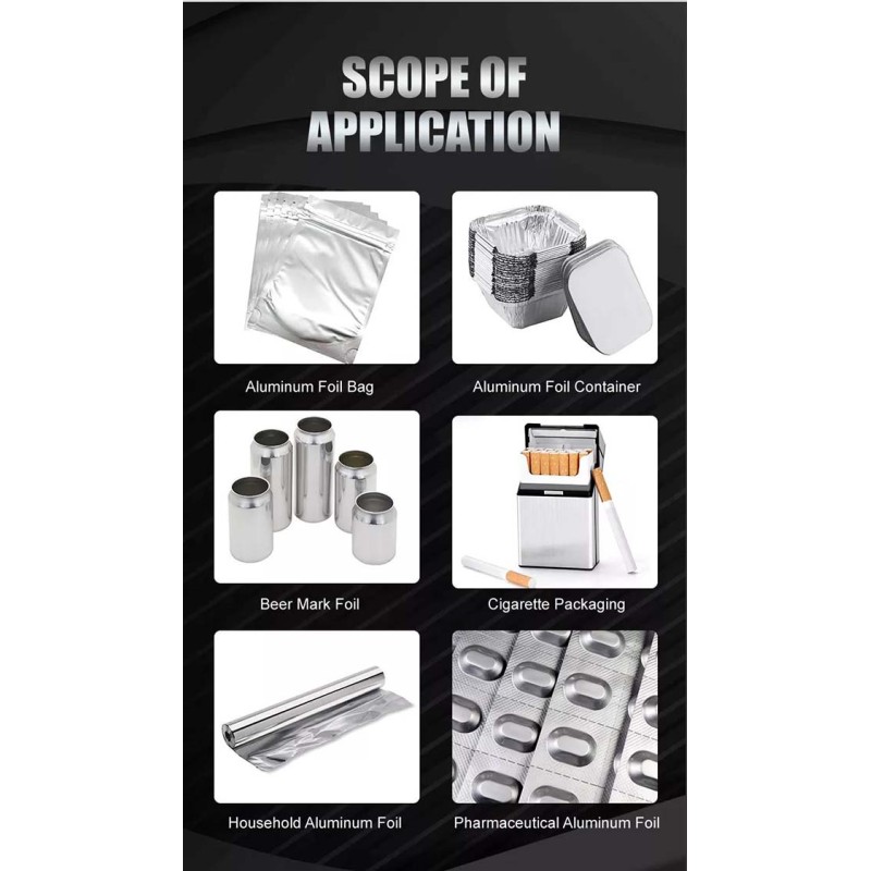Custom aluminum foil roll manufacturing
