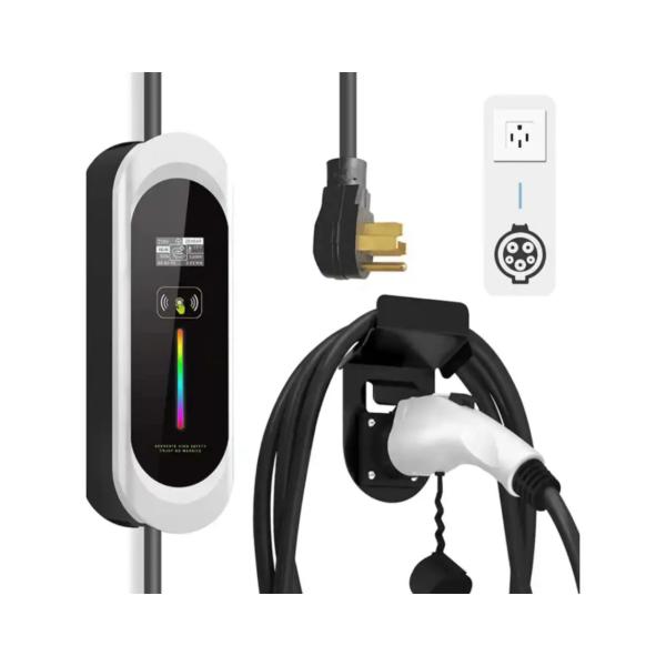 Quality RDC Level 2 Type 2 1 AC Electric Car 22kw Portable EV Charger Withstand Voltage 2000V for sale