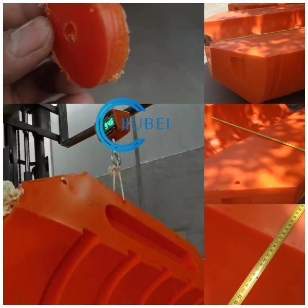 Marine HDPE Pipe Floats Floater Buoys for Plastic Sand Discharge Dredging Pipeline