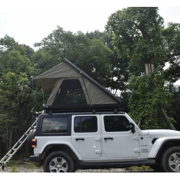 Quality 4 Person Ultralight Aluminum Top Hard Shell Rooftop Camping Tent For Outdoor Truck for sale