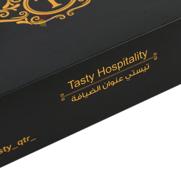Quality Custom Logo and Size Baklava Packaging Sweet Box for Matt Lamination Printing for sale