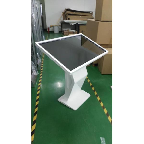 Quality IR Touch Interactive Floor Standing Kiosk High Brightness 50/60HZ For All for sale