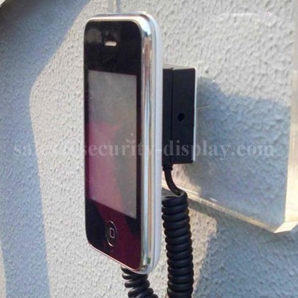Quality Anti Theft Coiled Cable Leash Tether with Magnets and Double-Sided Tape for sale