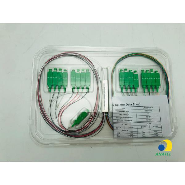 Quality Mini Type 1xN 2xN PLC Splitter With Connectors for sale