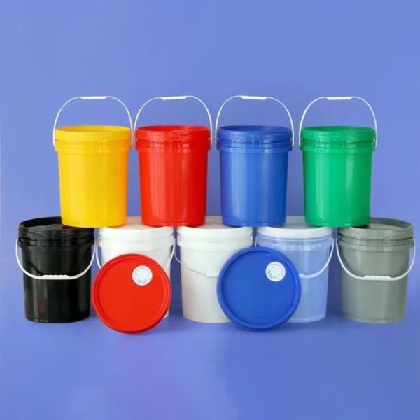 Quality Durable Plastic Paint Pails For Paint Customization 5 Quart Paint Bucket for sale