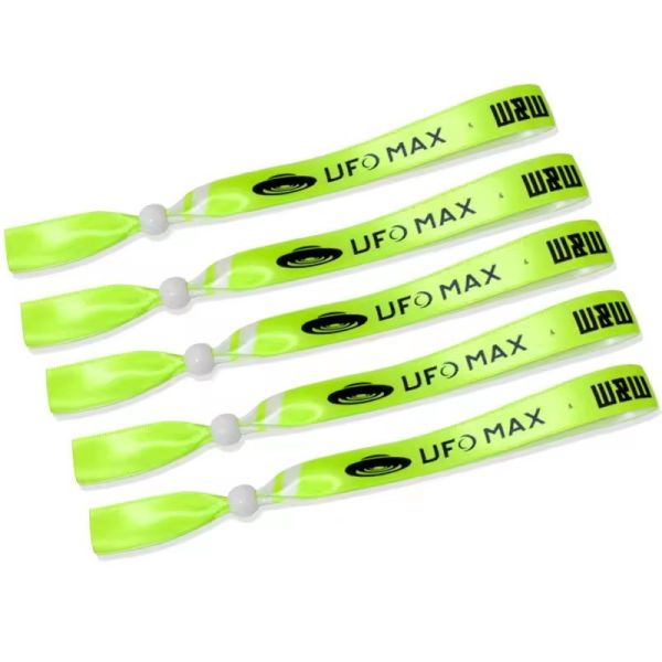 Quality Single or Double-sided Printing RFID Wristbands in Satin Fabric for Event for sale