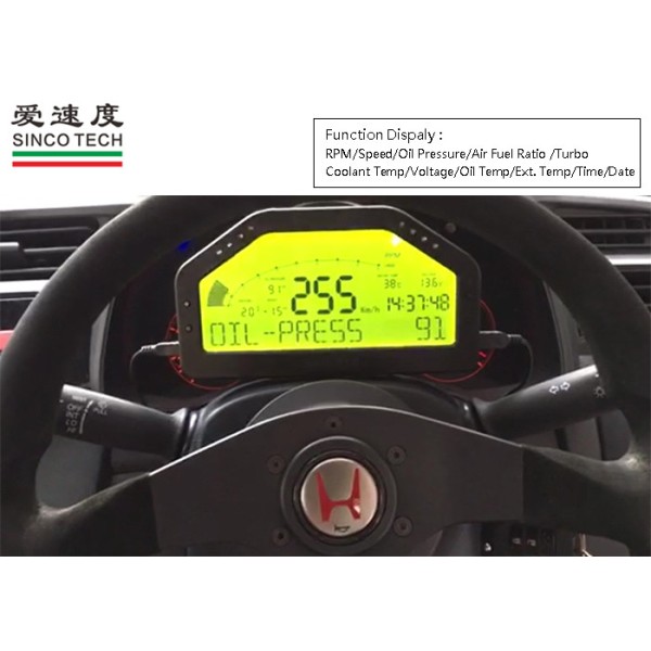 Quality 12v Turbo Boost Gauge Universal Combination -1 To 3 Bar DO904II Black Shell Color for sale