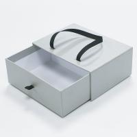 Quality CE SGS Business Suit Gray 157g Art Paper Cardboard Drawer Boxes for sale