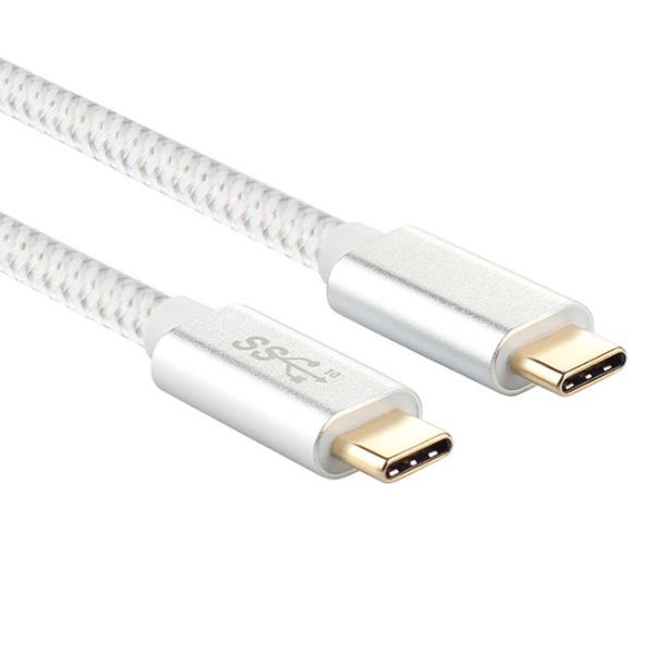 Quality Braided Mesh 60W 10Gbps USB PD Cable High speed Metal Shell for sale