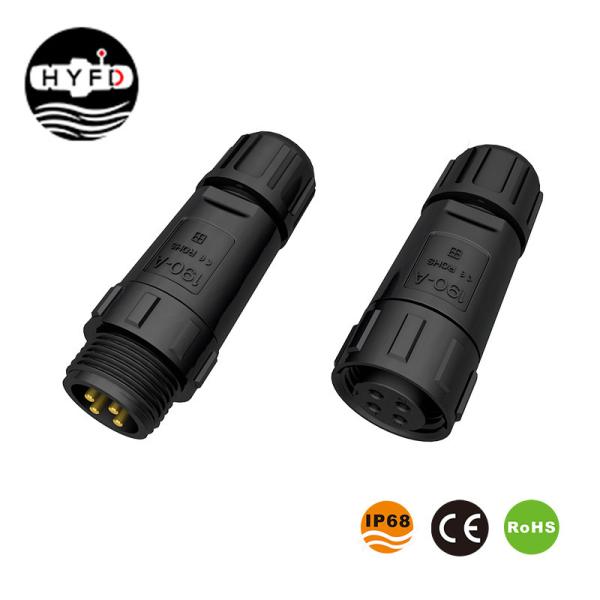 Quality Mountable 4 Pins M14 IP68 Waterproof Circular Connector for sale
