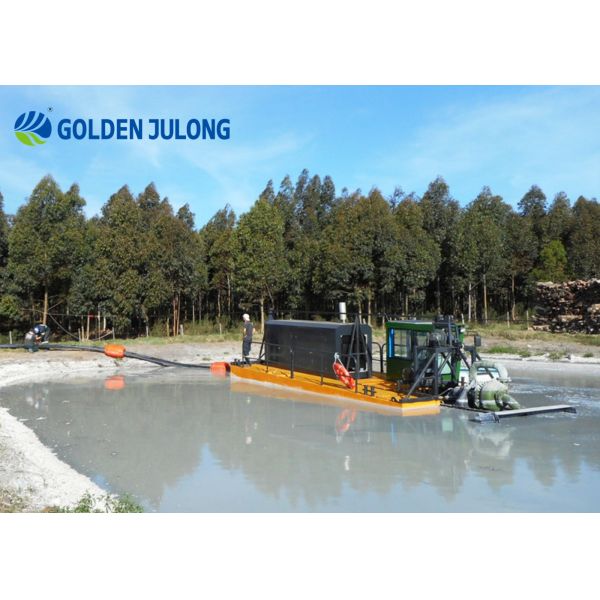 Quality Customized Auger Suction Dredger Machine For Sand Julong Dredger for sale