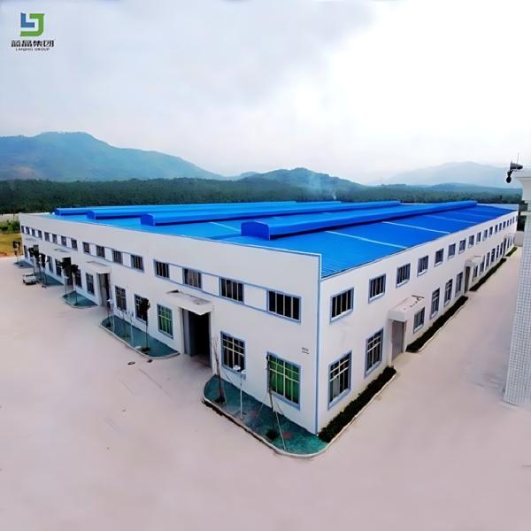 Quality Bolted Connection Portal Frame Warehouse Sandwich Panel Quick Assembly for sale