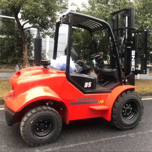 Quality Articulated Forklift Rough Terrain 3ton 3.5ton 4ton 5ton 4wd Forklift for sale