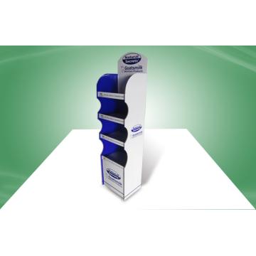Easy - Assemble Durable Cardboard Product Displays For Milk Products