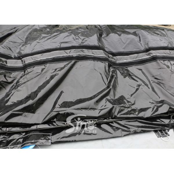 Quality 8x6m indoor stunt jump foam pit airbag with sealed cover for GYM safety landing for sale
