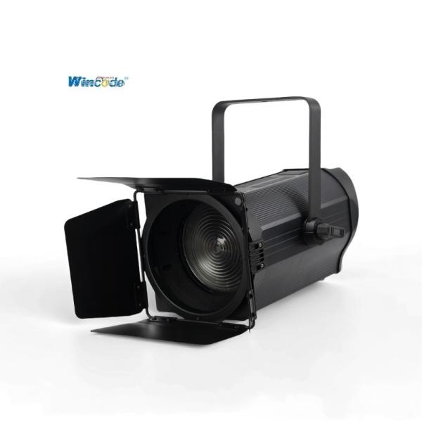 Quality 300W Bi-Color LED Fresnel Spotlight Auto Zoom CRI≥95 175mm Len RDM DMX for sale