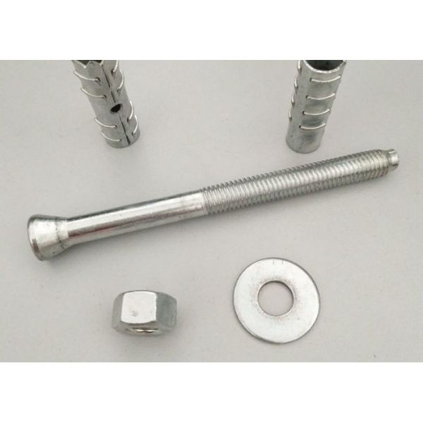 Quality factory  supply  fasteners  carbon  steel  antiskid-shark-fin Fixing Anchor Bolts Shield Anchor Loose Bolt M6 M10 for sale