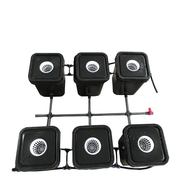 Quality Hydro Grower 6 Bucket Hydroponic System Marijuana Aeroponic Bucket for sale