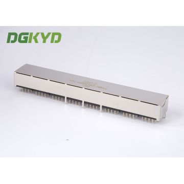 Quality KRJ-56B8P8C1X8NL 8 contacts 8 position rj45 modular connector 1X8 multiple port for sale