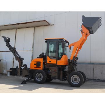 Quality 4 X 4 Flange Cylinder Towable Backhoe Loader Easy Operation for sale