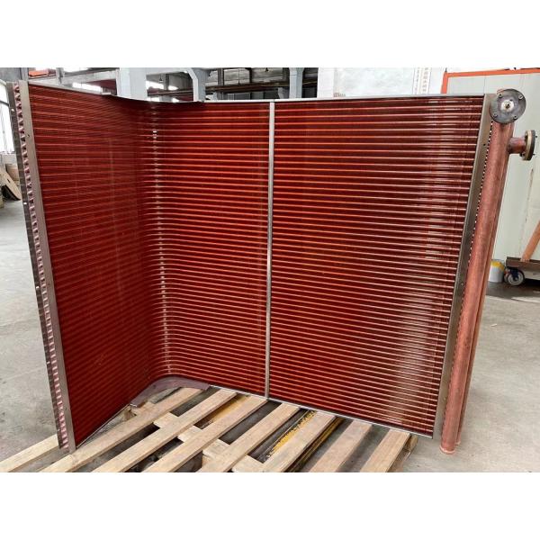 Quality Galvanized Plate Type Finned Tube Heat Exchanger Condenser Coil for sale
