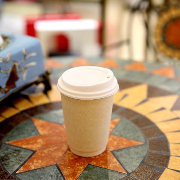 Quality 100% Biodegradable Disposable 8OZ Sugarcane Bagasse Pulp Paper Cup Custom Logo for sale
