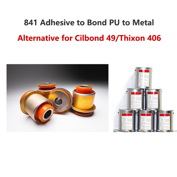Quality 841 Adhesive to Bond PU to Metal Alternative for Cilbond 49, Thixon 406 for sale