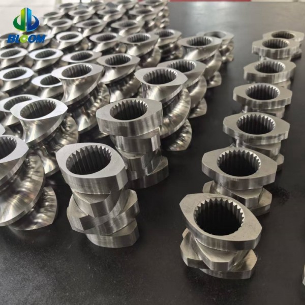 Quality HRC 58-62 CNC Precision Machining Twin Screw Extruder Elements with Wear and Corrosion Resistance for Plastic Processing for sale