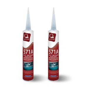 Quality Volume 600ml Sausage PU Sealant Black Color Auto Car Bus Glass Windshield for sale